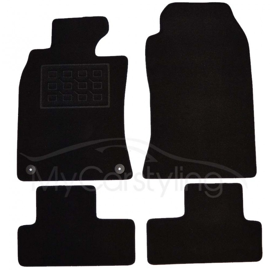 Luxe velours originele pasvorm automatten voor de Mini Cooper