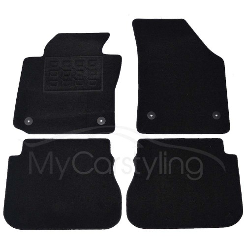 Luxe velours originele pasvorm automatten voor de Volkswagen Caddy ...