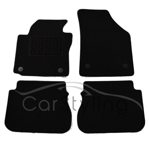 Luxe velours originele pasvorm automatten voor de Volkswagen Caddy ...